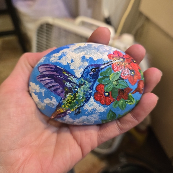 Accents | Hummingbird Painted Rock 29 | Poshmark